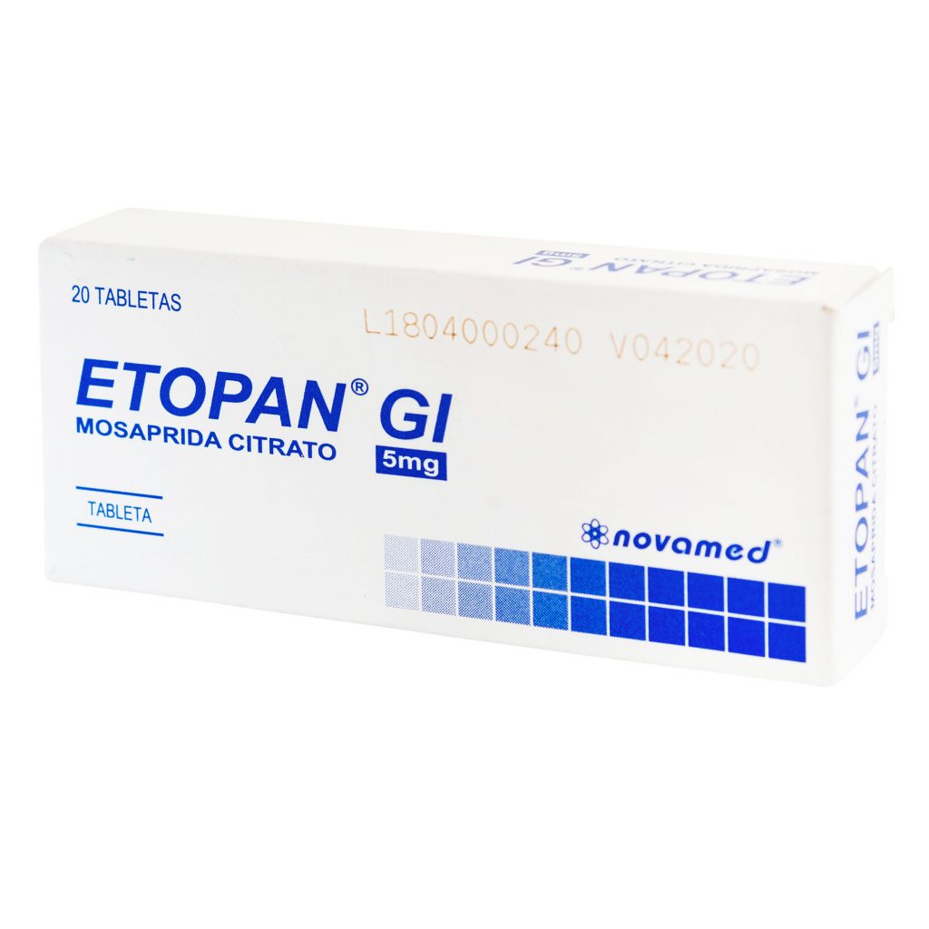 ETOPAN GL 5 MG 20 TABLETAS - Línea Vital Droguería 227775
