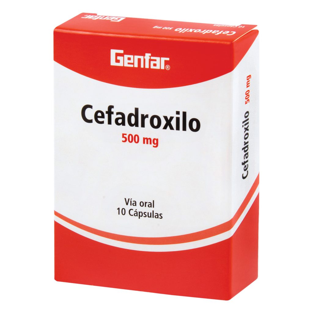 CEFADROXILO 500 MG 10 CAPSULAS GENFAR - Línea Vital Droguería 54231