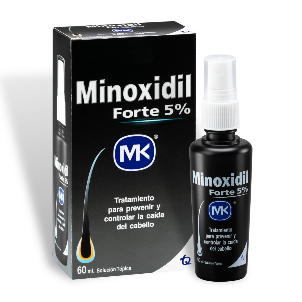 Minoxidil Forte 5% Locion 60 Ml MK - Línea Vital Droguería 25018