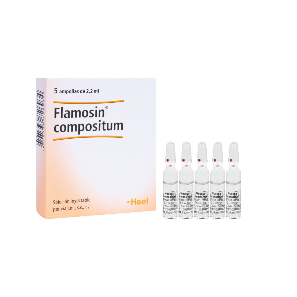 Flamosin Compositum Ampolla Heel - Línea Vital Droguería 54004