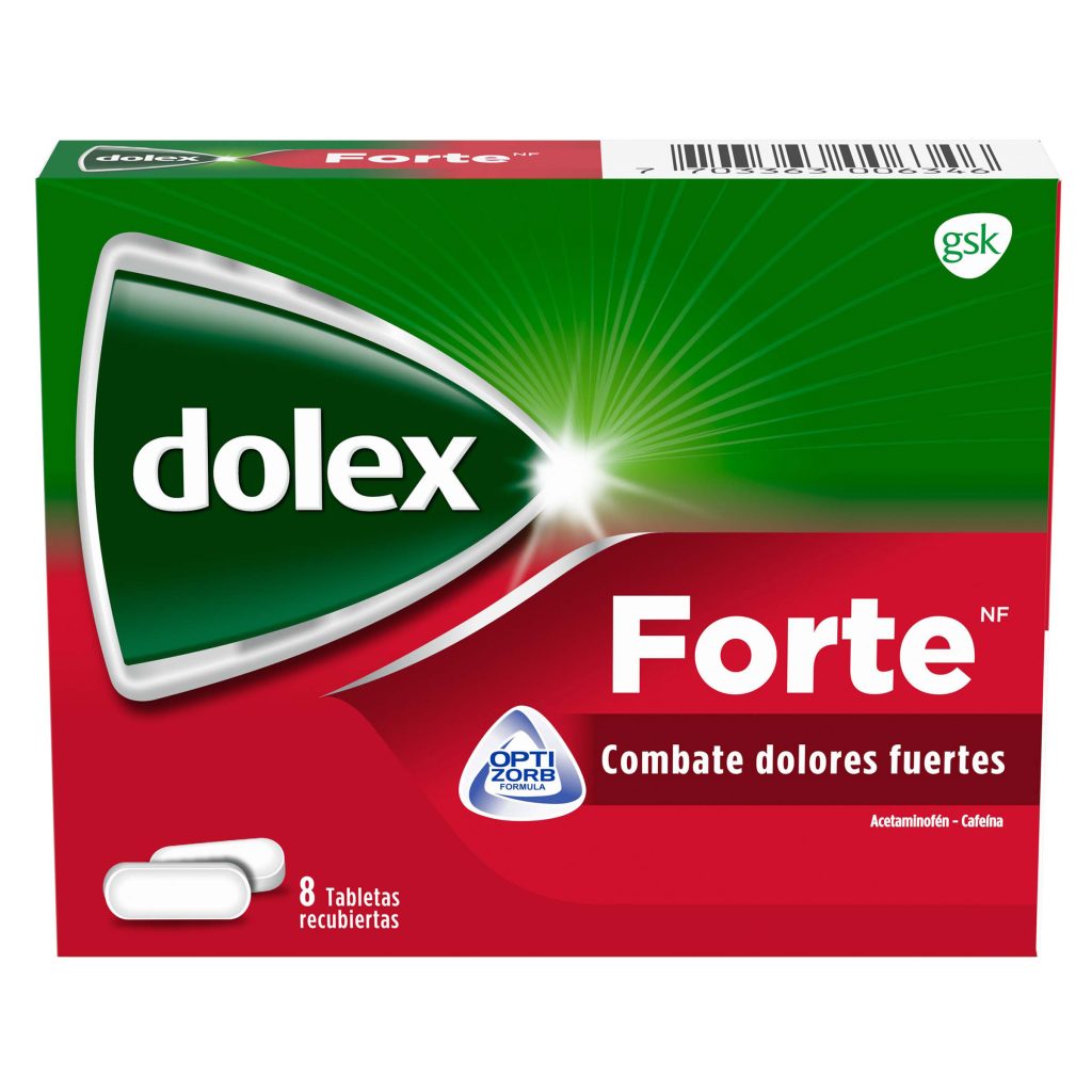 Dolex Forte NF 8 Tabletas - Línea Vital Droguería 22776