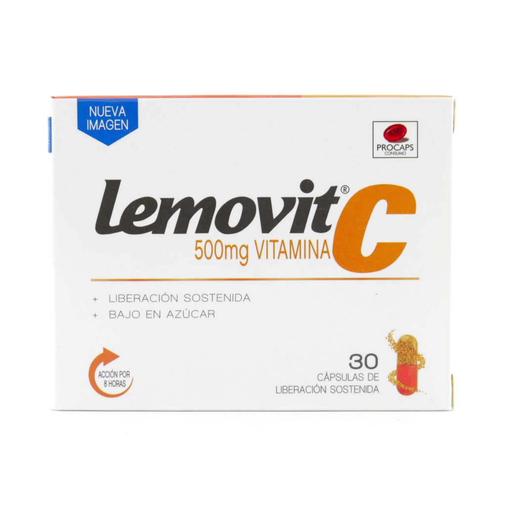 Lemovit C 30 Capsulas Bajo En Azucar - Línea Vital Droguería 2807