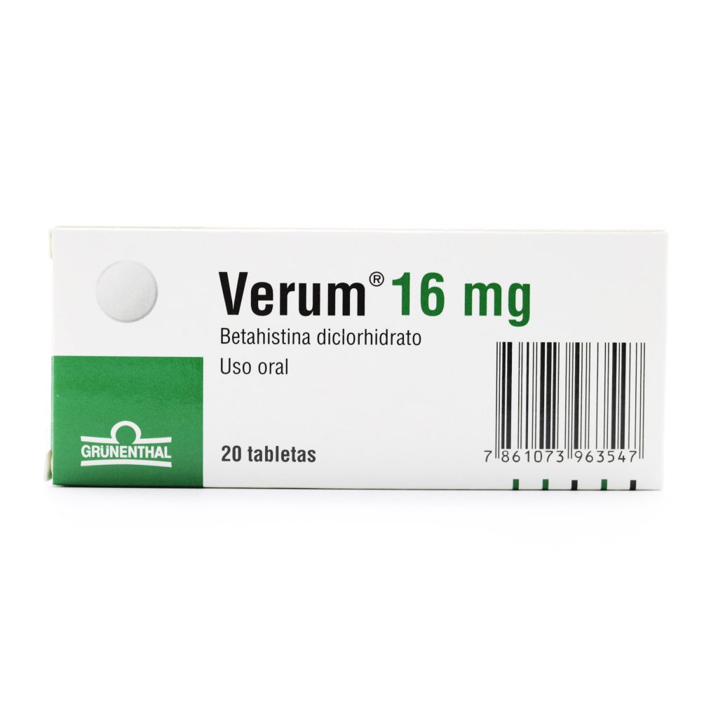 Verum16 Mg 20 Tabletas - Línea Vital Droguería 1326